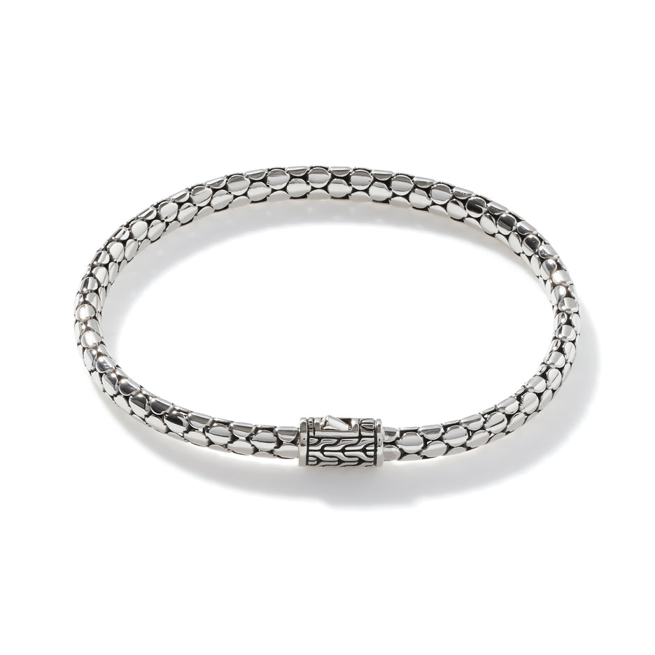 Dot Chain Bracelet, Sterling Silver, Slim|BB34386 – John Hardy