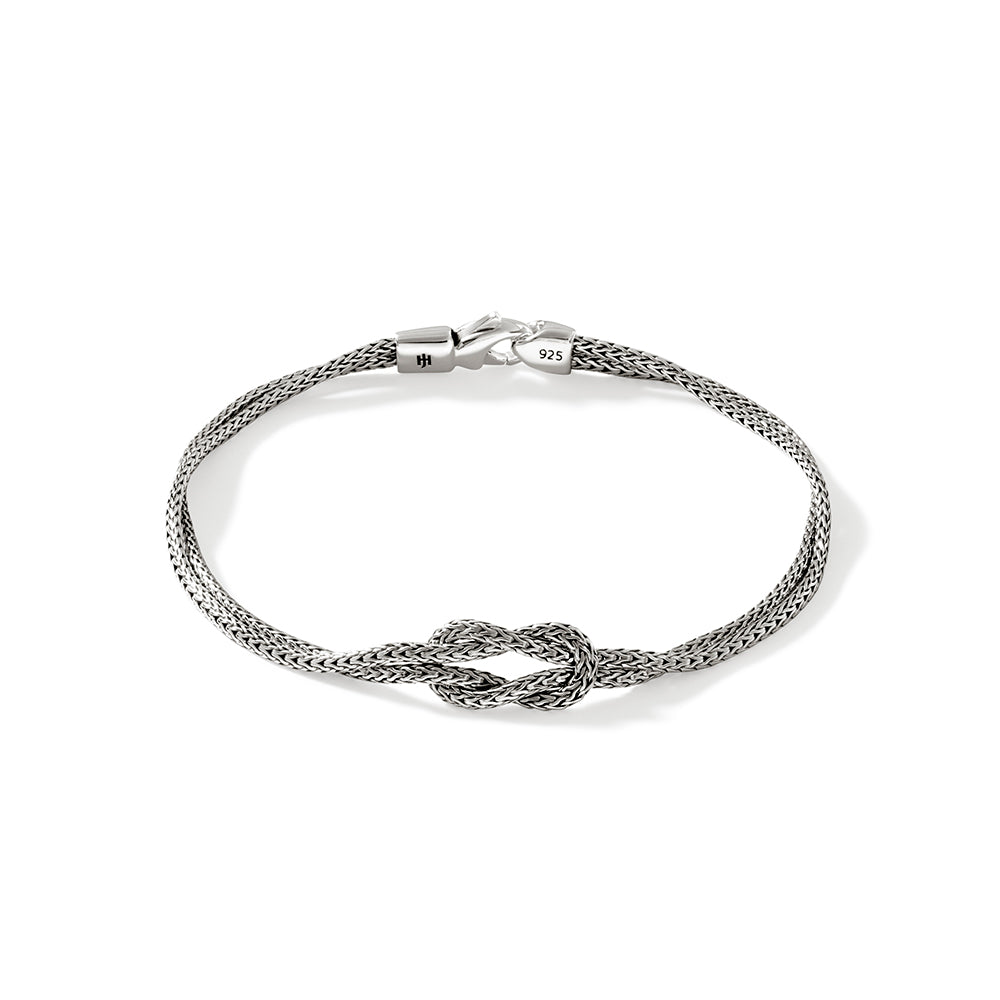 Love Knot Bracelet, Sterling Silver, 3.6MM|BU900776 – John Hardy