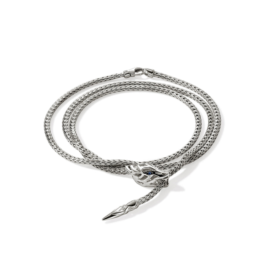 Naga Wrap, Sterling Silver, 2.5MM|BUS603421BSP – John Hardy