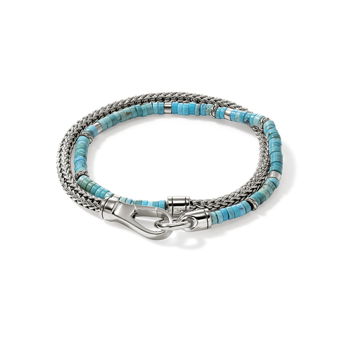 Heishi Chain Wrap, Sterling Silver, Hardstones|BUS9012551TQ – John Hardy