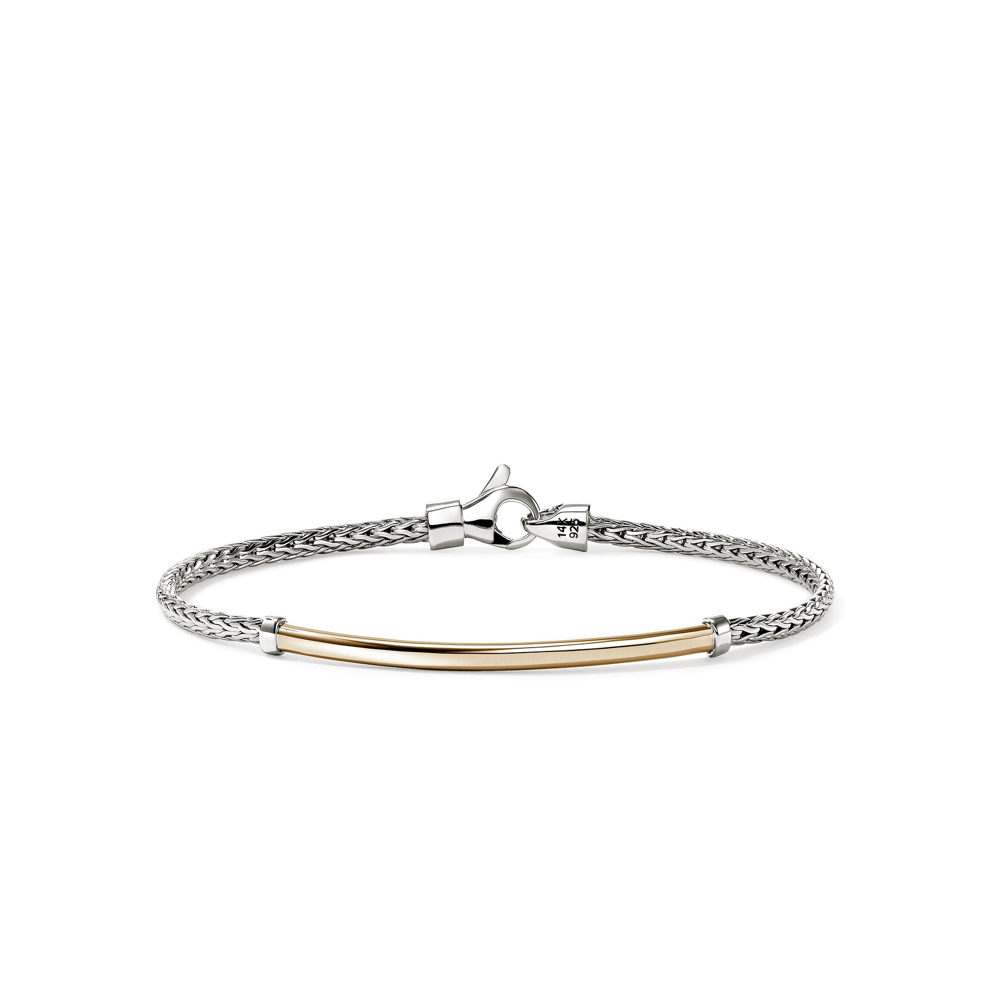 JH Essential Bracelet, Gold, Sterling Silver, 2.5MM – John Hardy