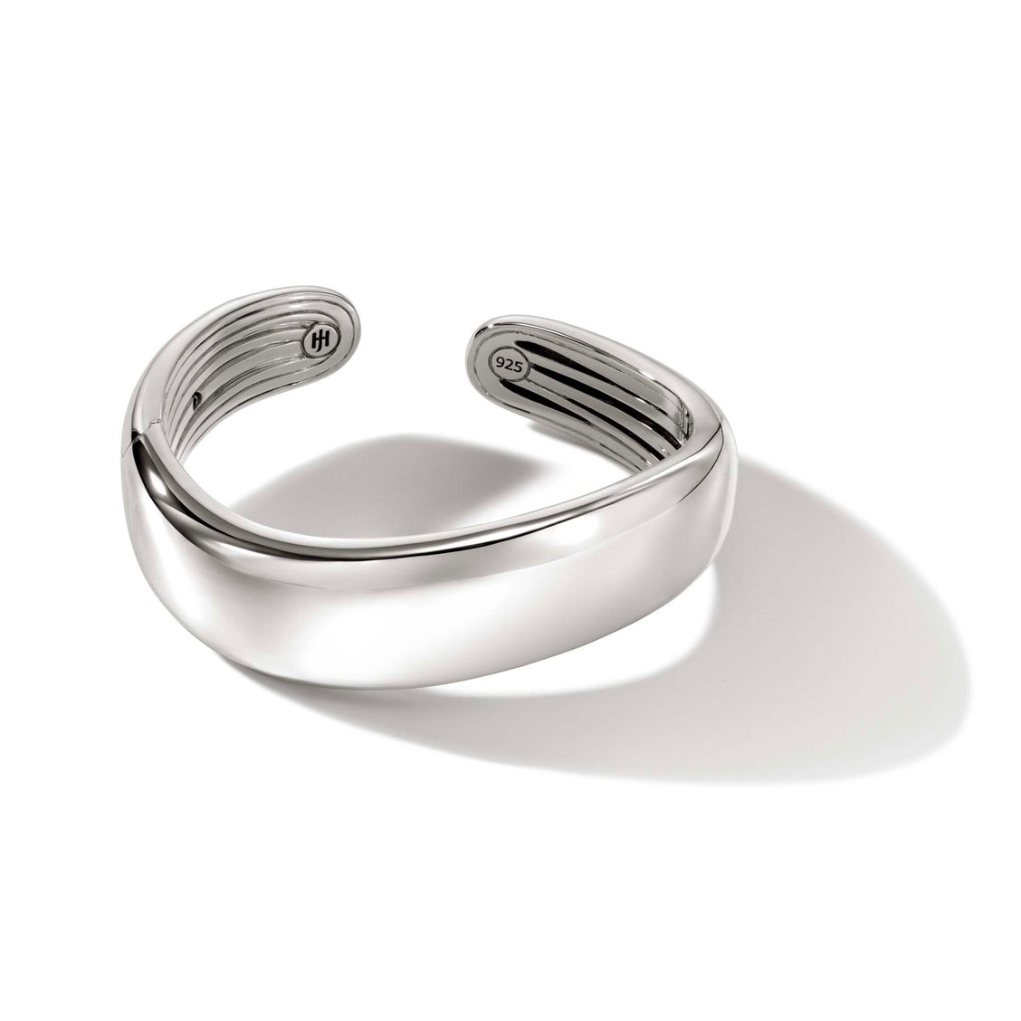 Surf Hinged Cuff, Sterling Silver, Wide|CB901115 – John Hardy