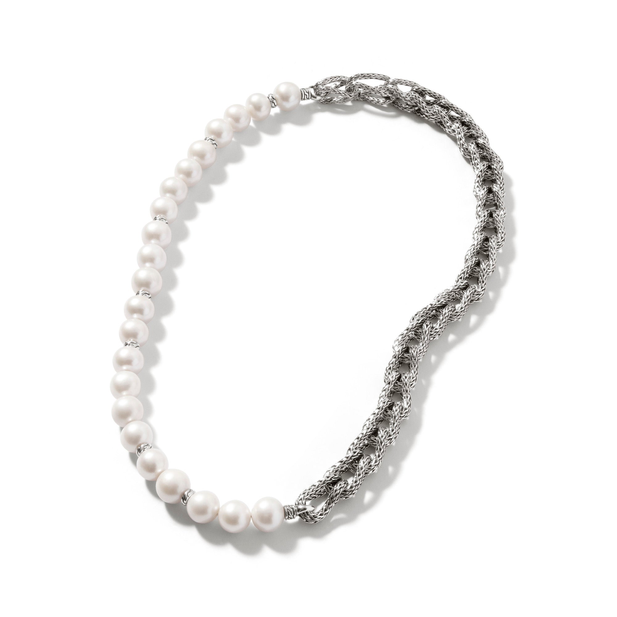 Asli Necklace, Sterling Silver, Pearls, 10.5MM|NB900797 – John Hardy