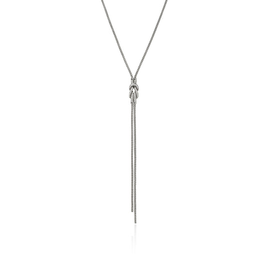 Love Knot Y Necklace, Sterling Silver, 1.8MM – John Hardy