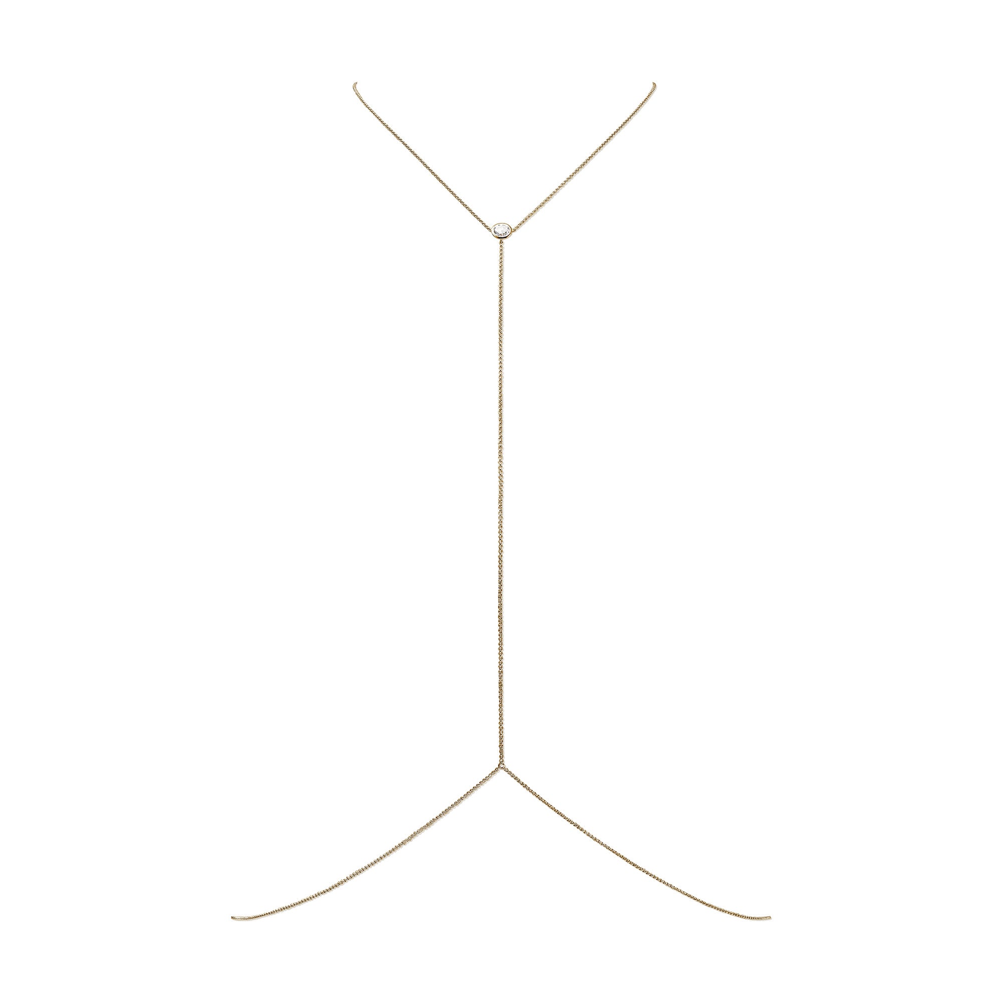 JH Lovestruck™ Body Chain, Gold, Diamond, 1.25TCW|NGGX43021LGD – John Hardy