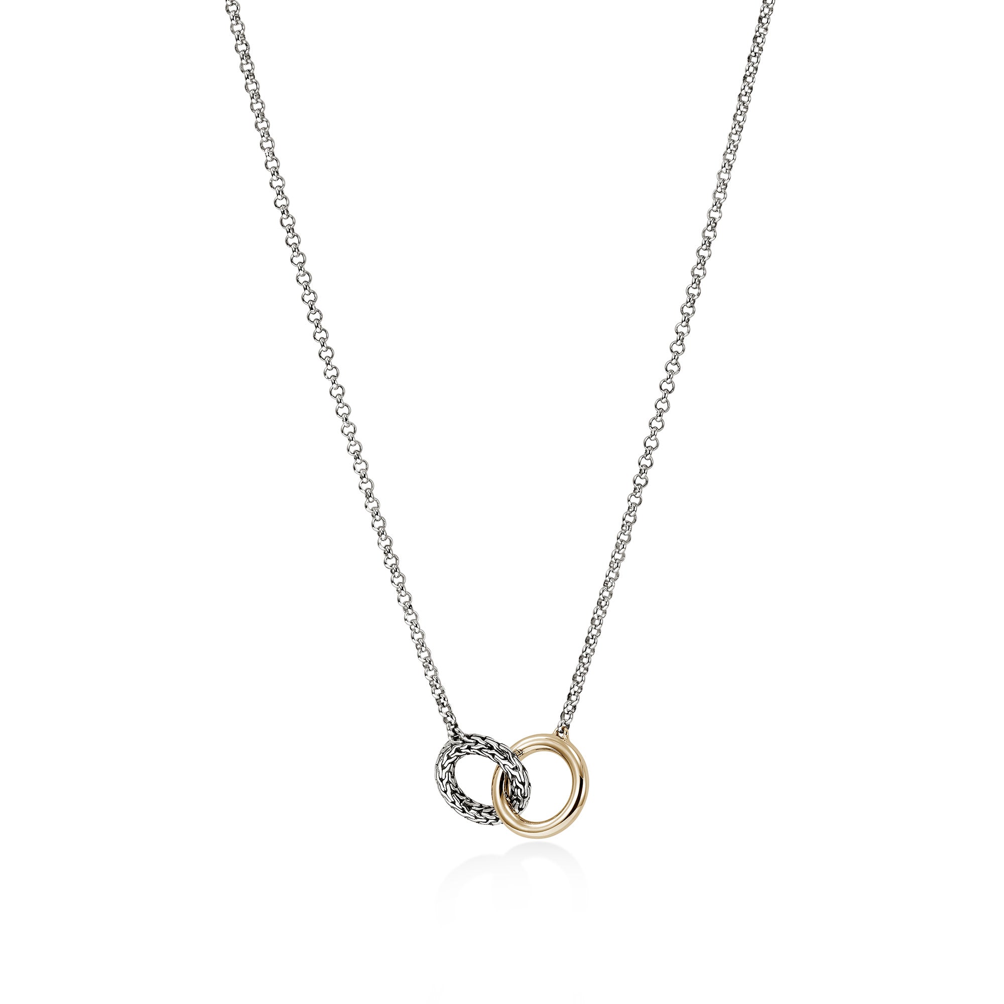 JH Essential Linked Necklace, Gold, Sterling Silver, 2MM – John Hardy