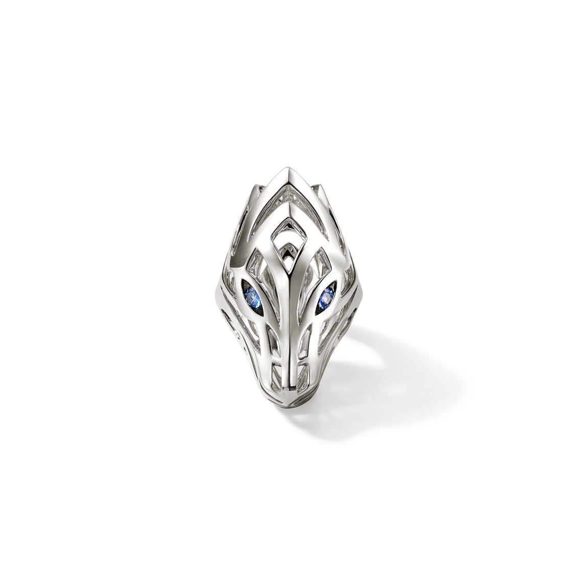 Naga Saddle Ring, Sterling Silver|RBS603411BSP – John Hardy