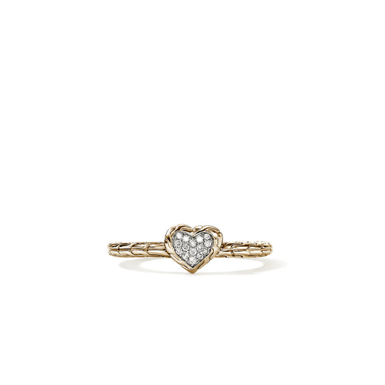 JH Essential Heart Ring, Gold, Diamonds – John Hardy