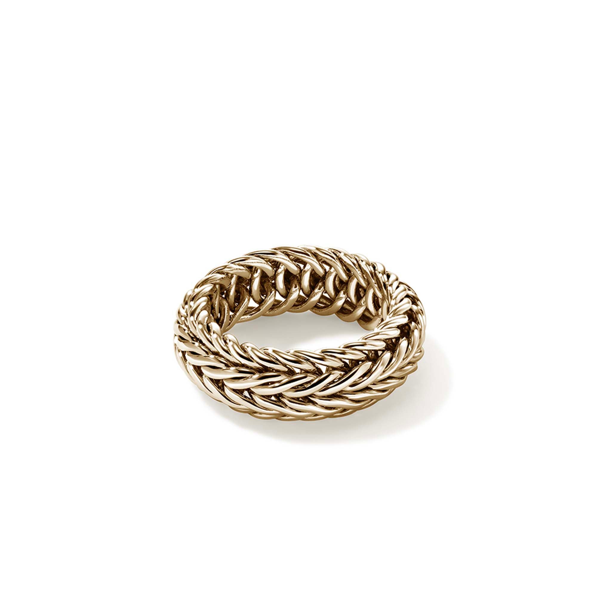 Icon Chevron Band Ring, Gold, 9MM|RUGG900358 – John Hardy